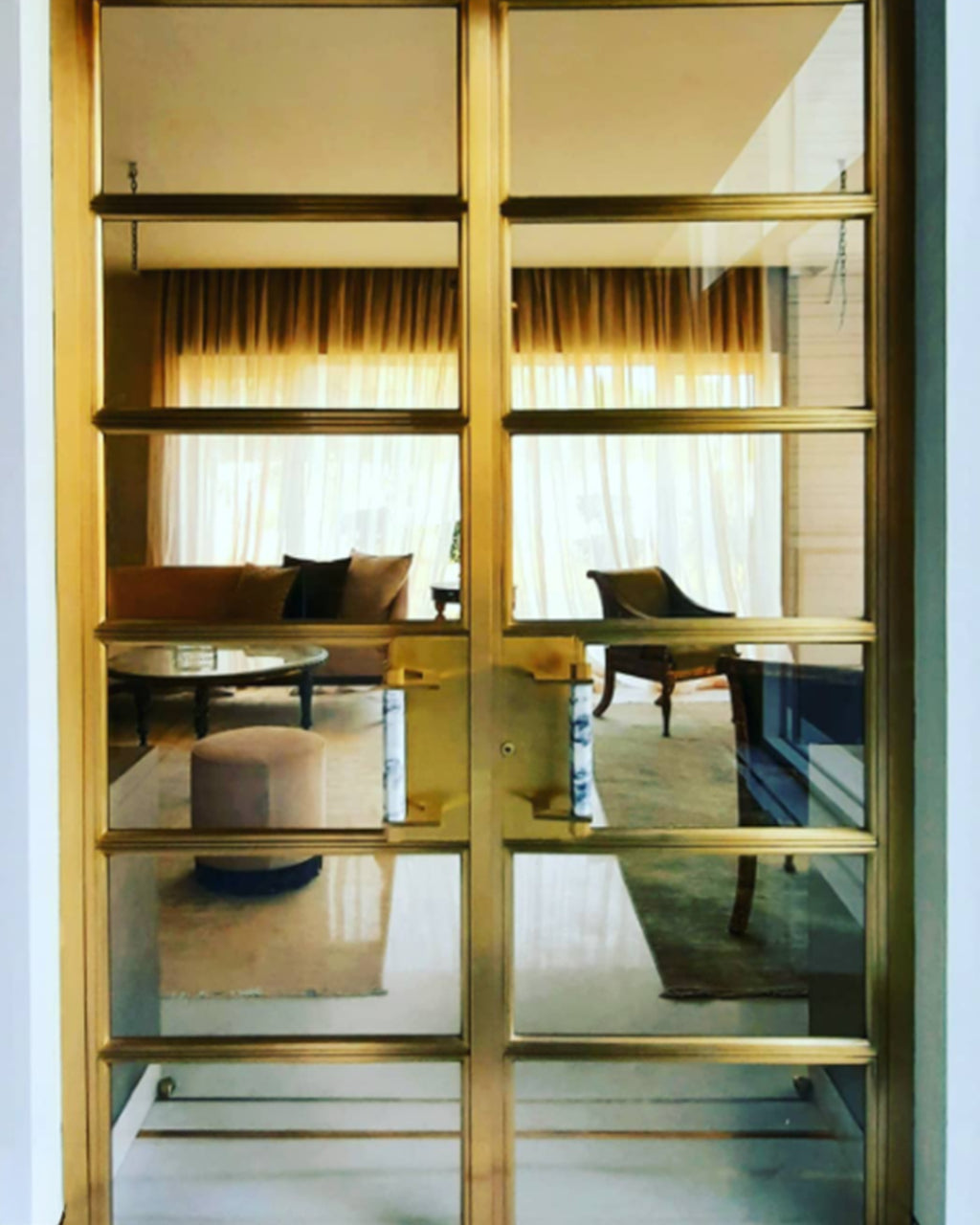 Elite Brass Frame Window – Red Line Collection